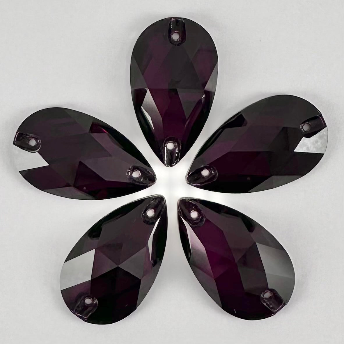 Amethyst Glass Teardrop | Sparkle & Co. Crystals